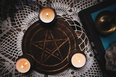 Wooden Pentacle Altar Board – Tamed Wild